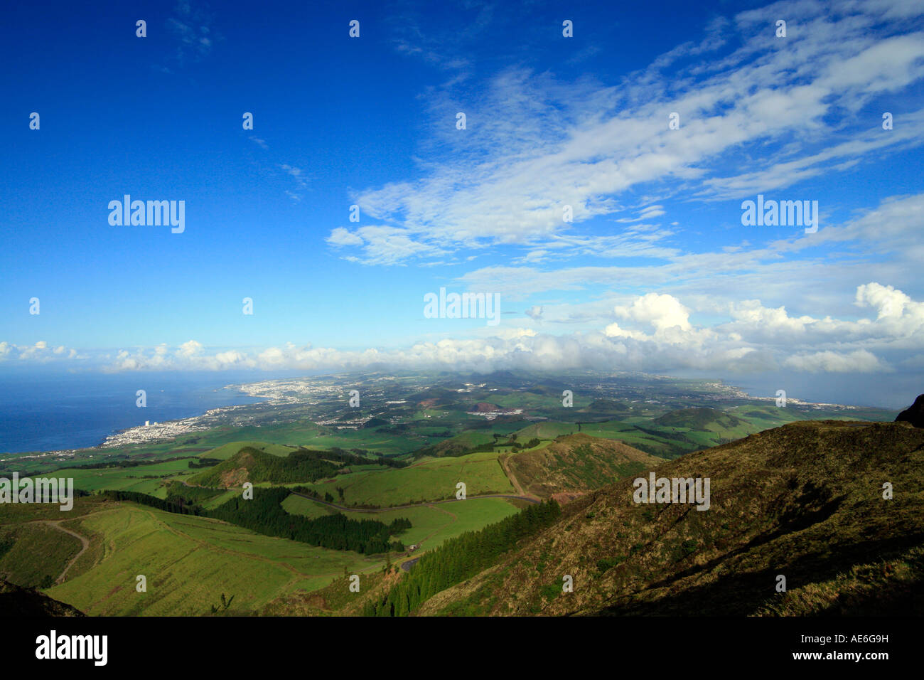 Landscape from Sao Miguel, Azores islands, Portugal Stock Photo - Alamy