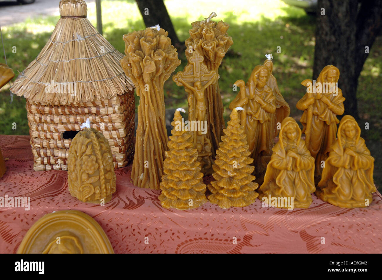 Figures made of beeswax Stock Photo - Alamy