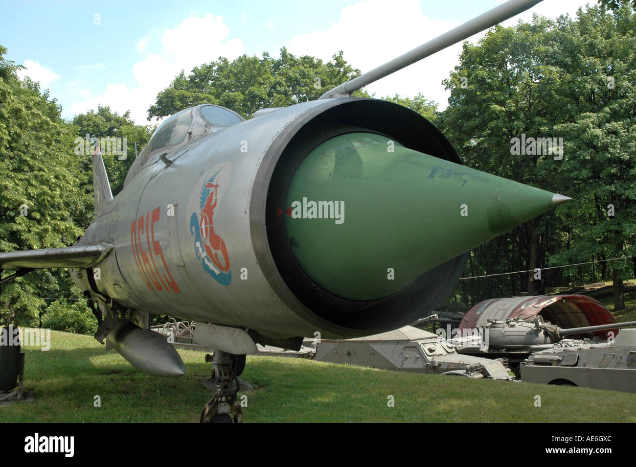 russian fighter plane MIG-21 PF Stock Photo - Alamy