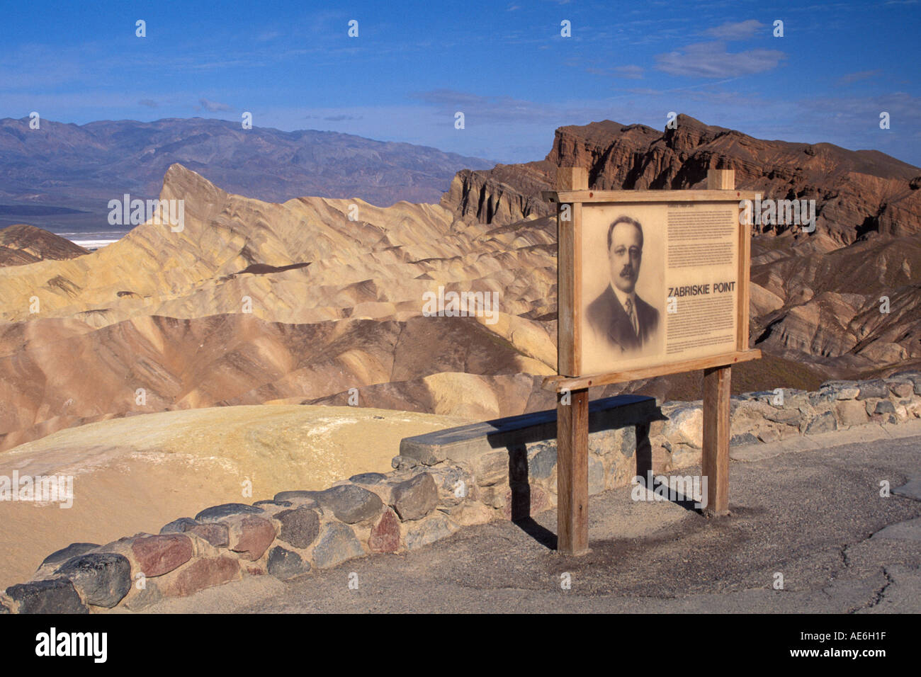 Eroded hills in the Black Mountains Zabriskie Point Amargosa Range ...