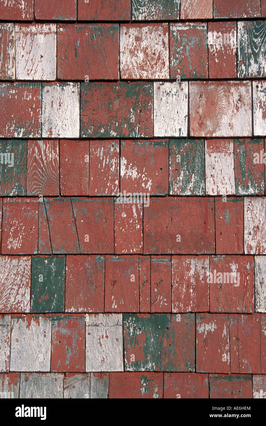 Old Shingles and Paint Stock Photo - Alamy