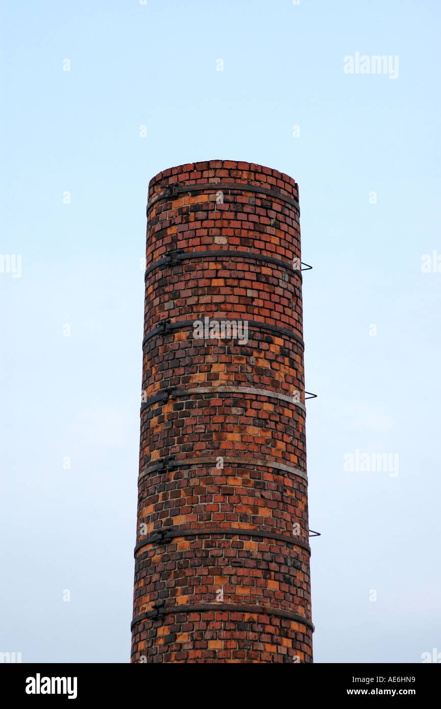 Red brick smoke-stack Stock Photo - Alamy