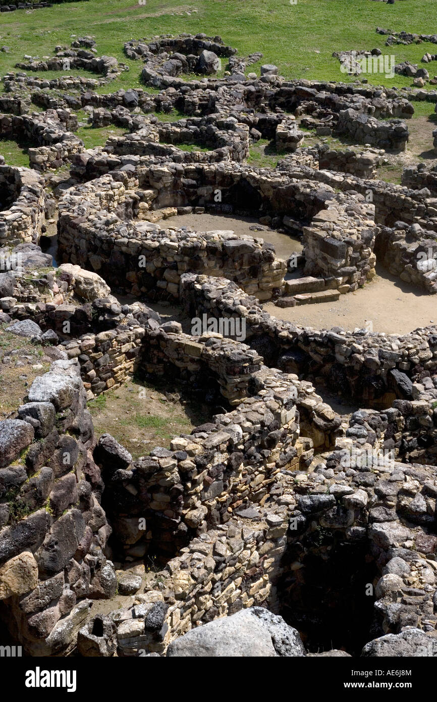 Nuraghe Su Nuraxi Sardinia Italy Stock Photo - Alamy
