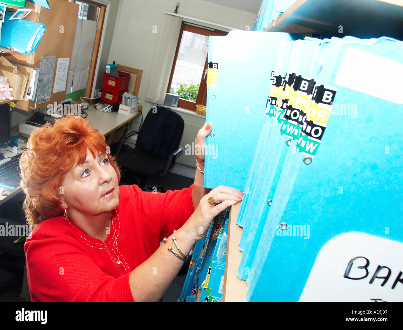 Gp receptionist hi-res stock photography and images - Alamy