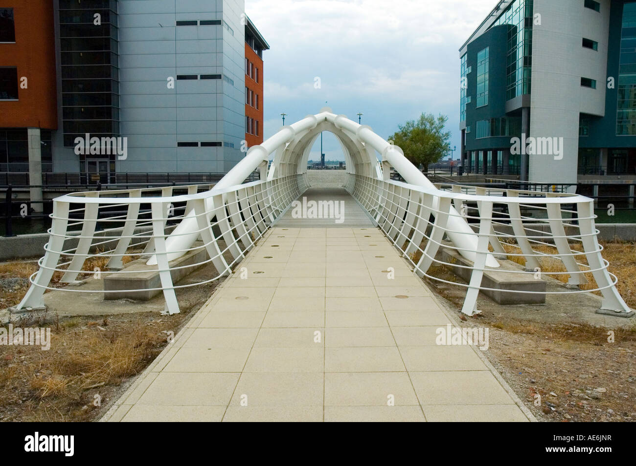 Princes Dock Bridge, designed by Ian Wroot. Liverpool, Merseyside ...