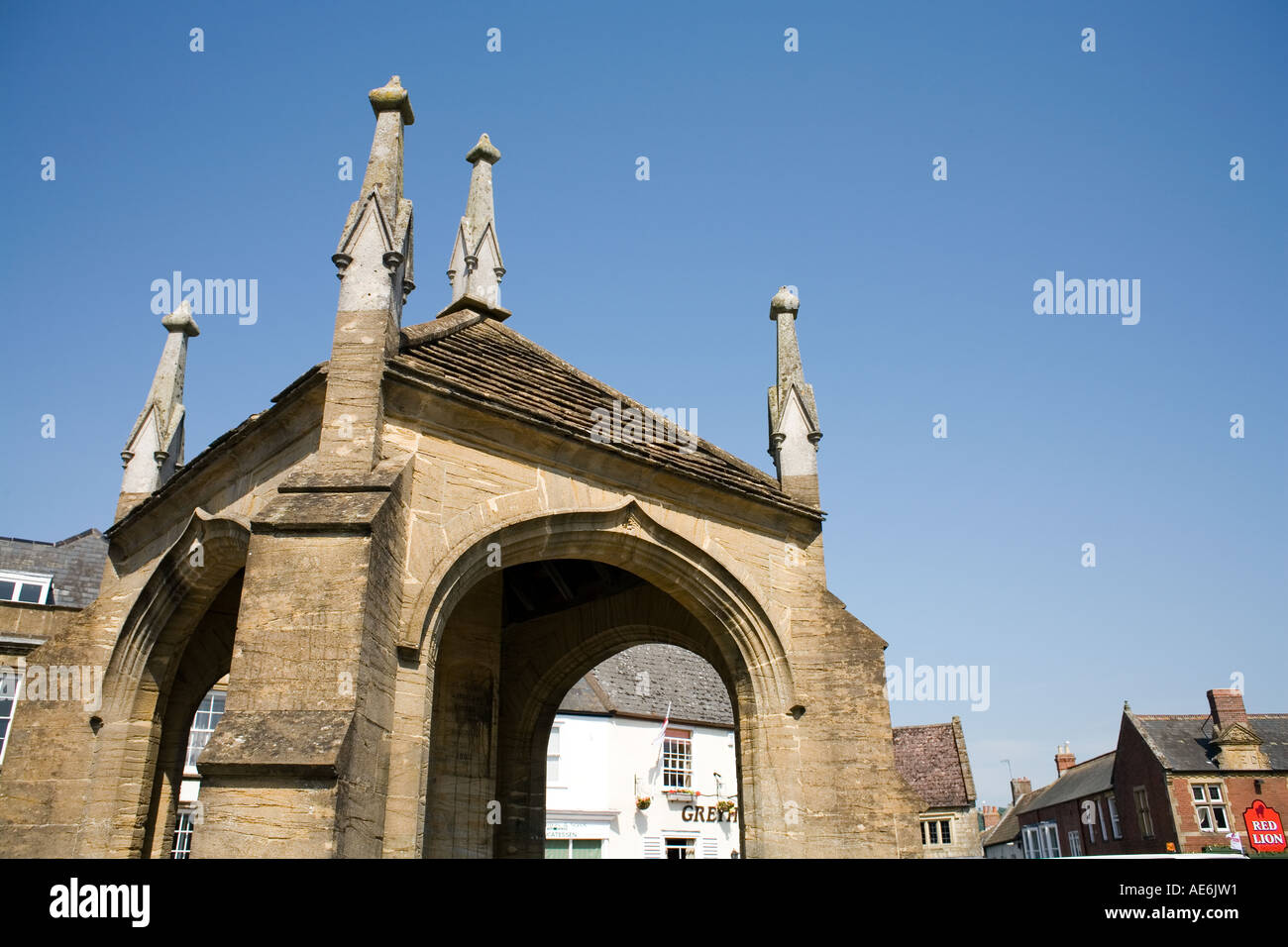 The Square, Beaminster, Dorset Stock Photo - Alamy