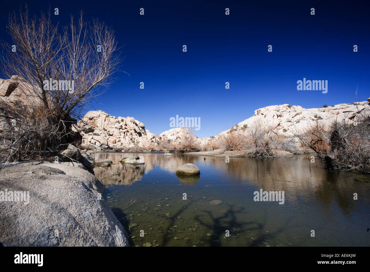 Barker Dam in Joshua Tree National Park CA Stock Photo - Alamy