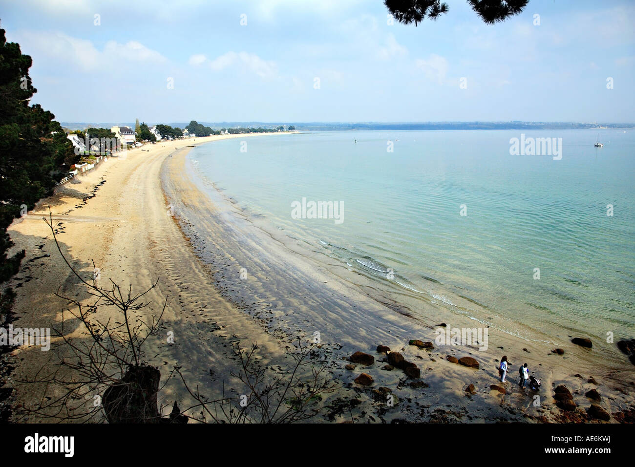 Cap Coz beach, Brittany, France Stock Photo - Alamy