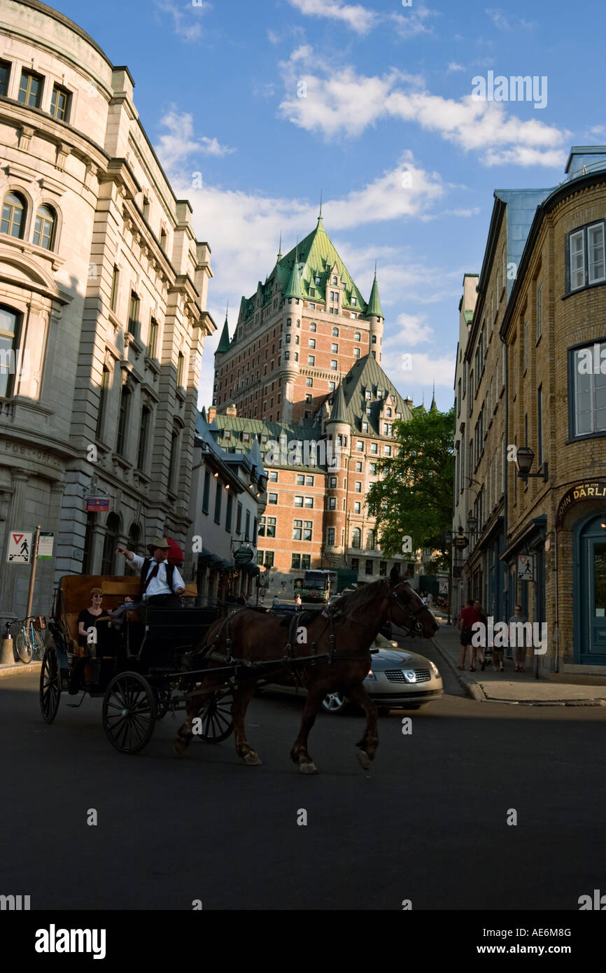 Chateau Frontenac Old Quebec Canada Stock Photo - Alamy