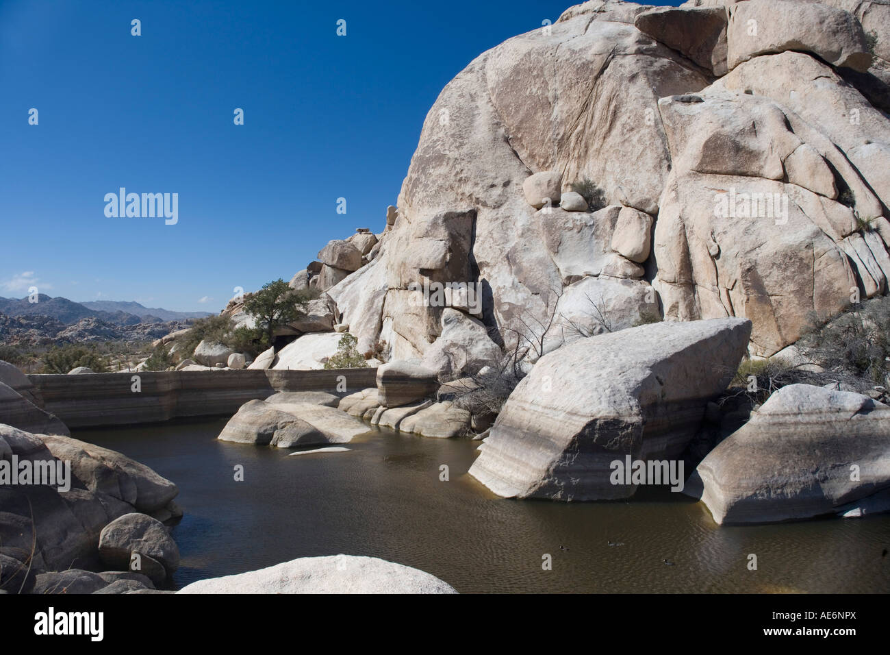 Barker Dam in Joshua Tree National Park CA Stock Photo - Alamy
