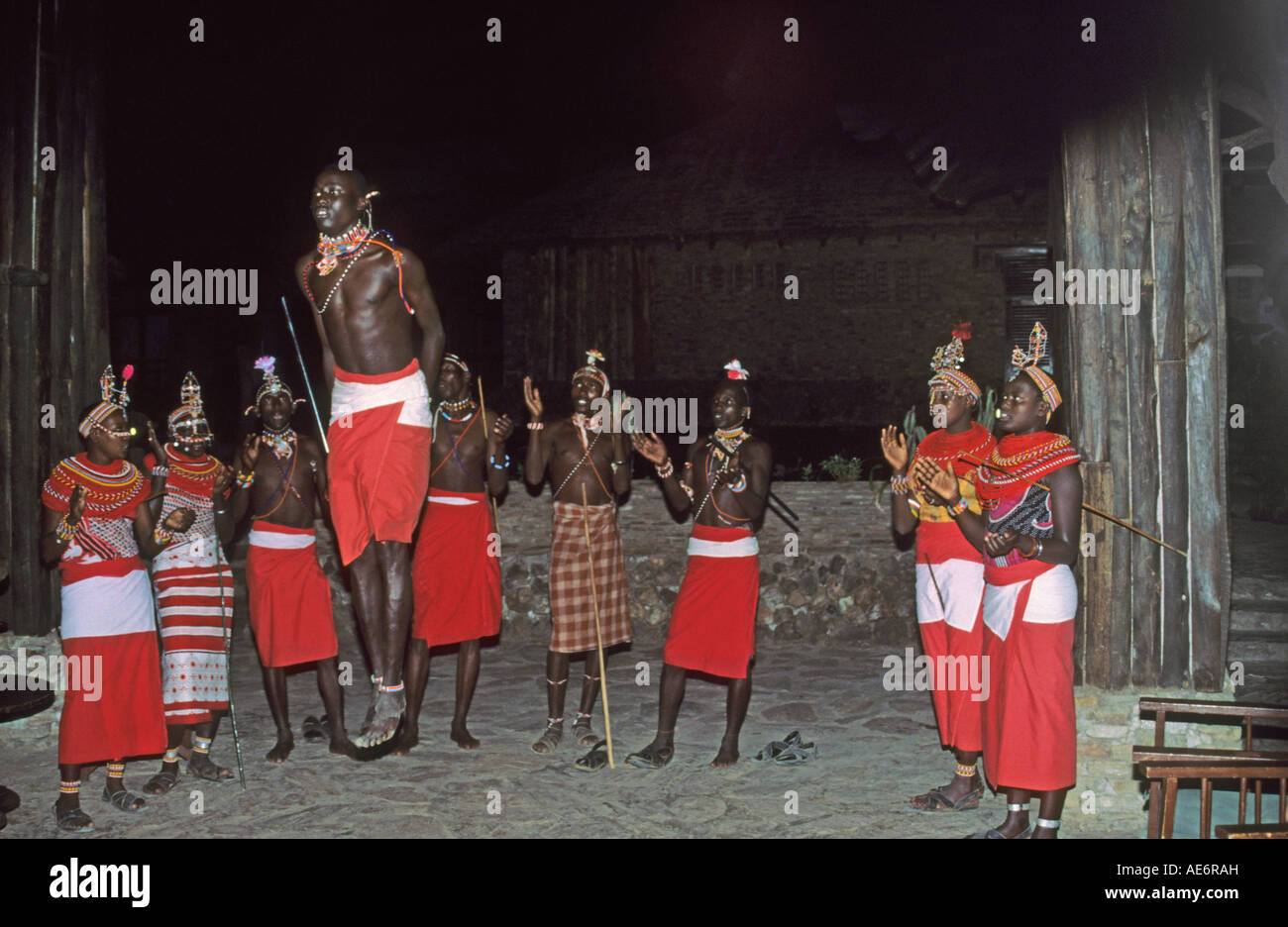 Samburu tribe ritual dance hi-res stock photography and images - Alamy