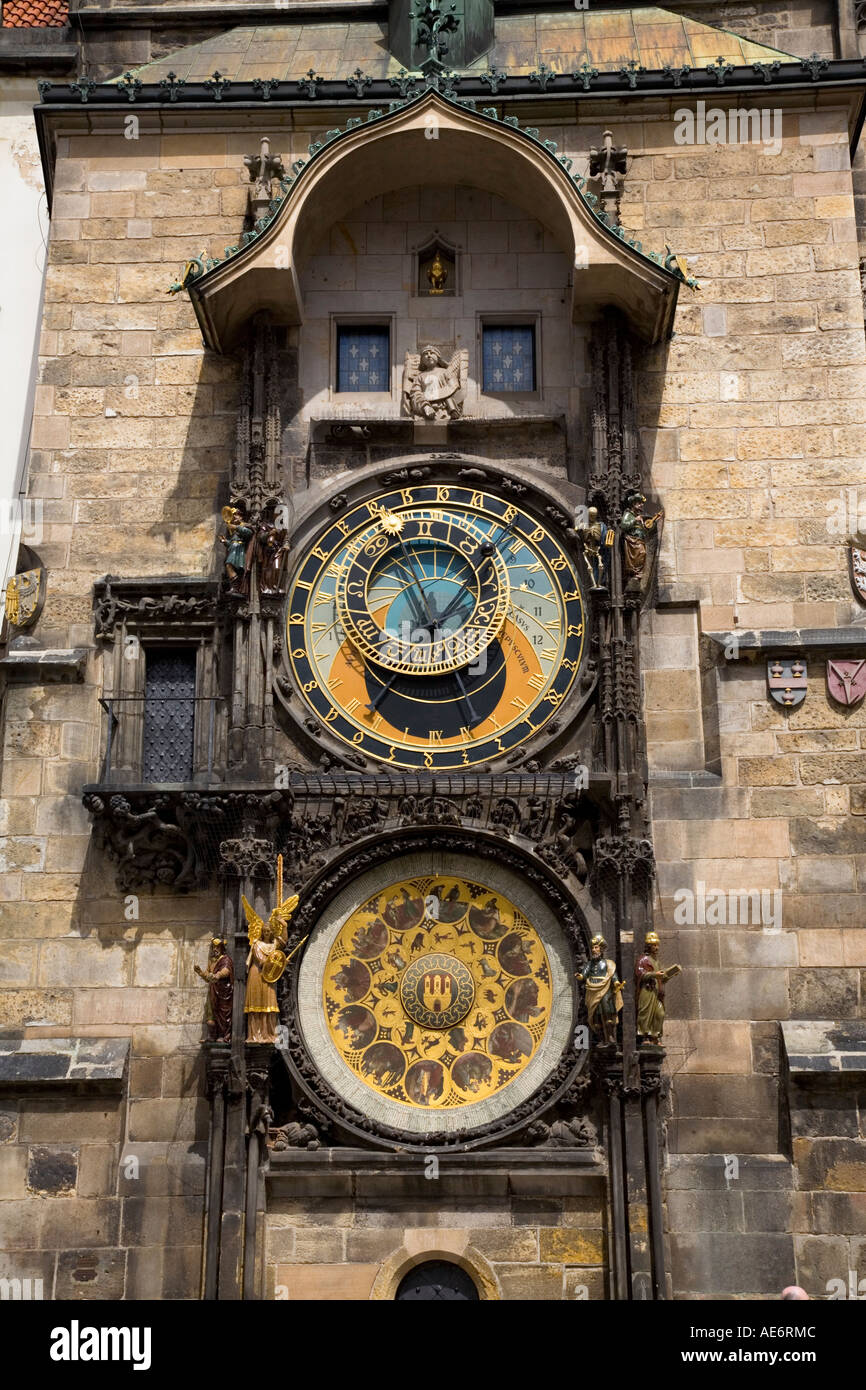 Old Town Hall Tower and Astronomical Clock, Prague Stock Photo - Alamy