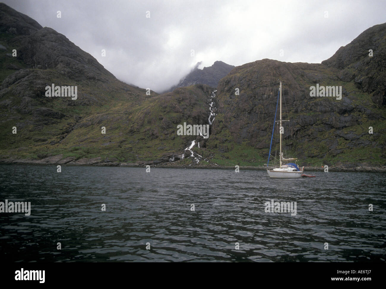 Loch scavaig Cuillin Mountains Isle of Skye Stock Photo - Alamy