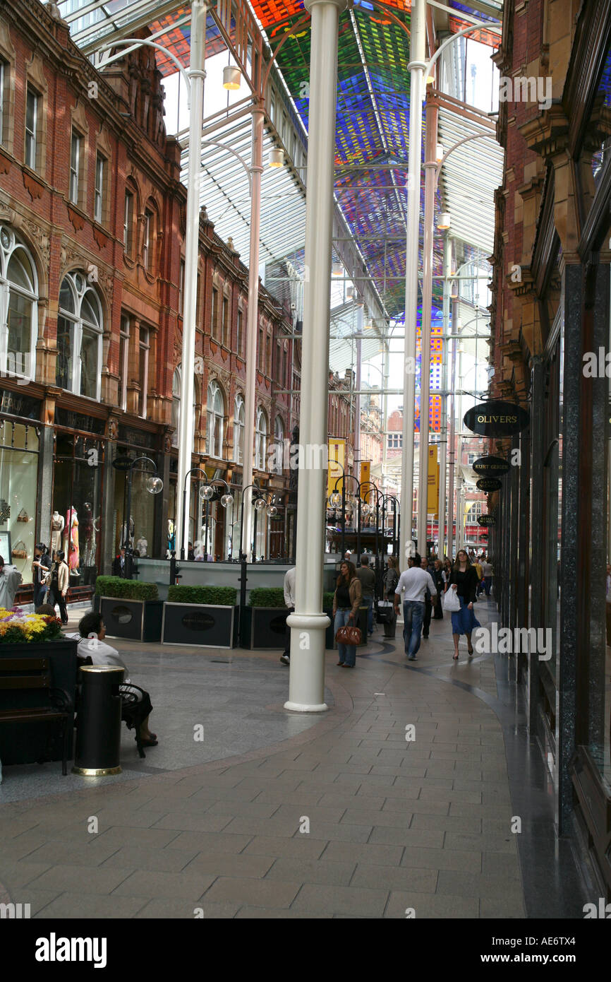 Victoria Quarter Shopping Centre, Leeds, Yorkshire England Stock Photo ...