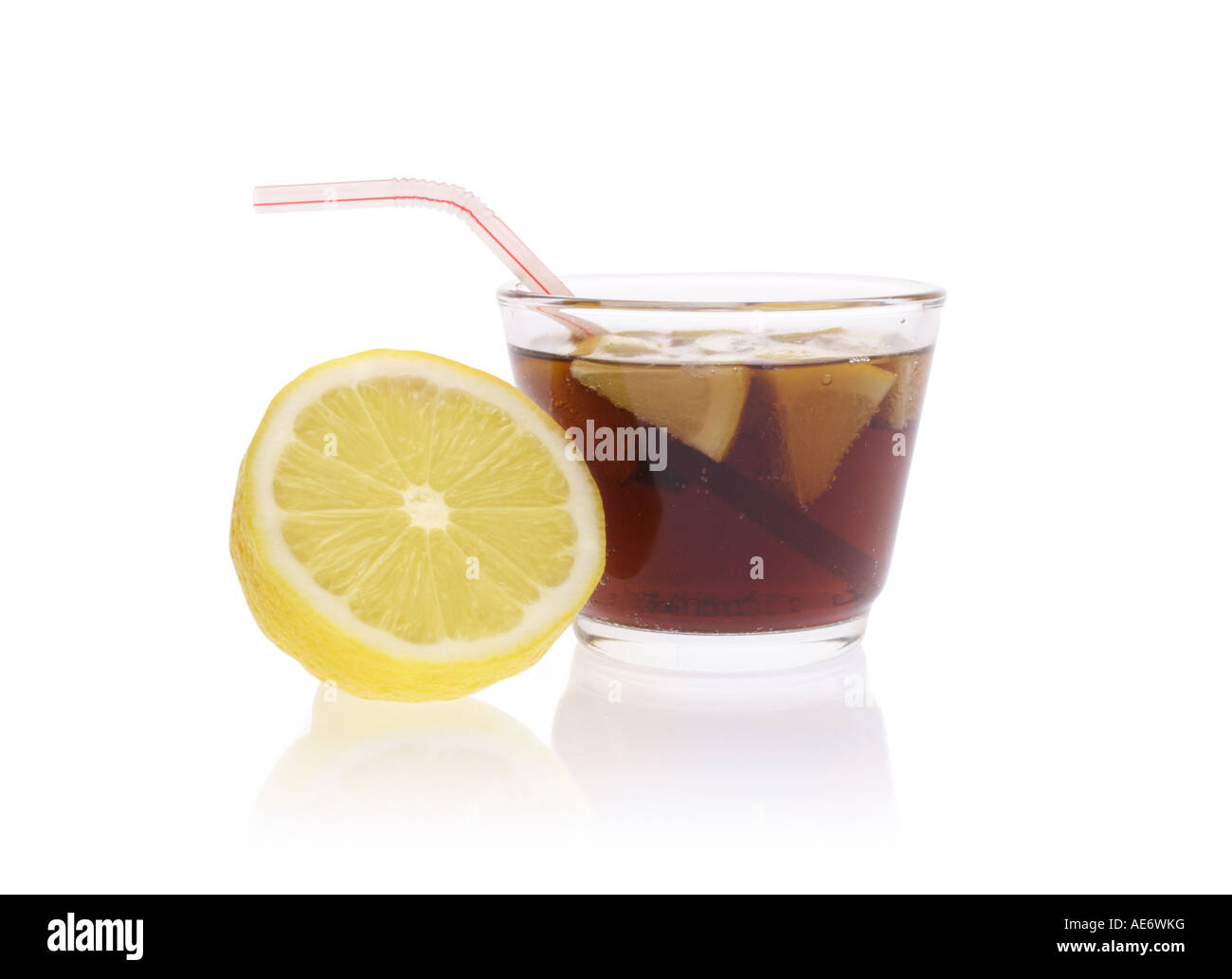 Iced cola with lemon hi-res stock photography and images - Alamy