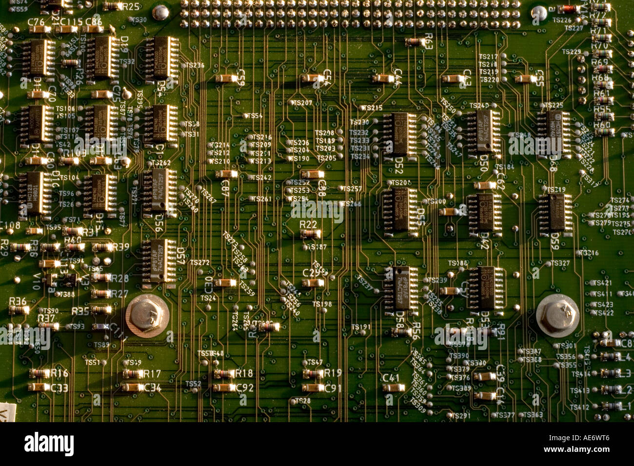 Printed circuit card Stock Photo - Alamy