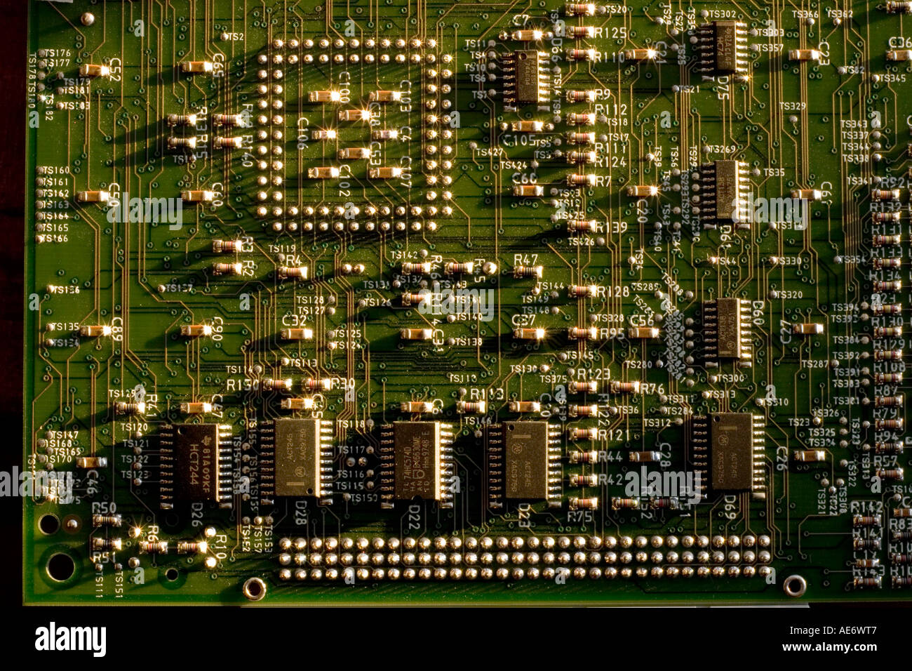 Printed circuit card Stock Photo - Alamy