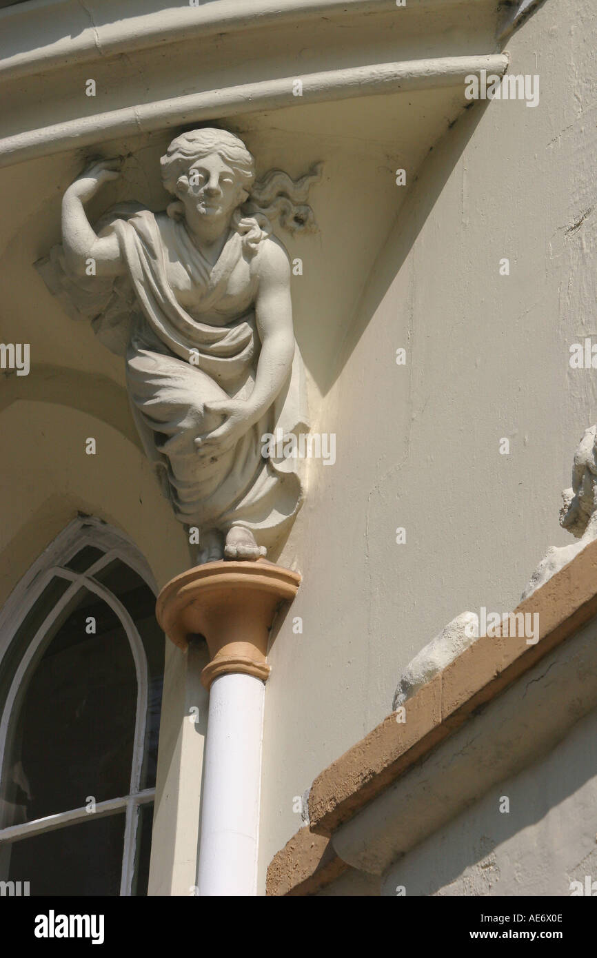 Angel holding up the roof Bristol England Stock Photo - Alamy