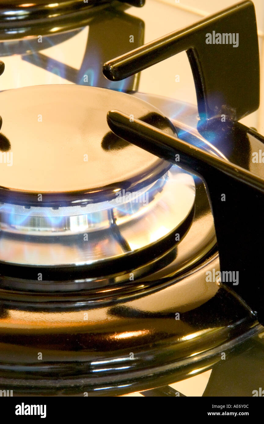 Lit gas ring alight hi-res stock photography and images - Alamy