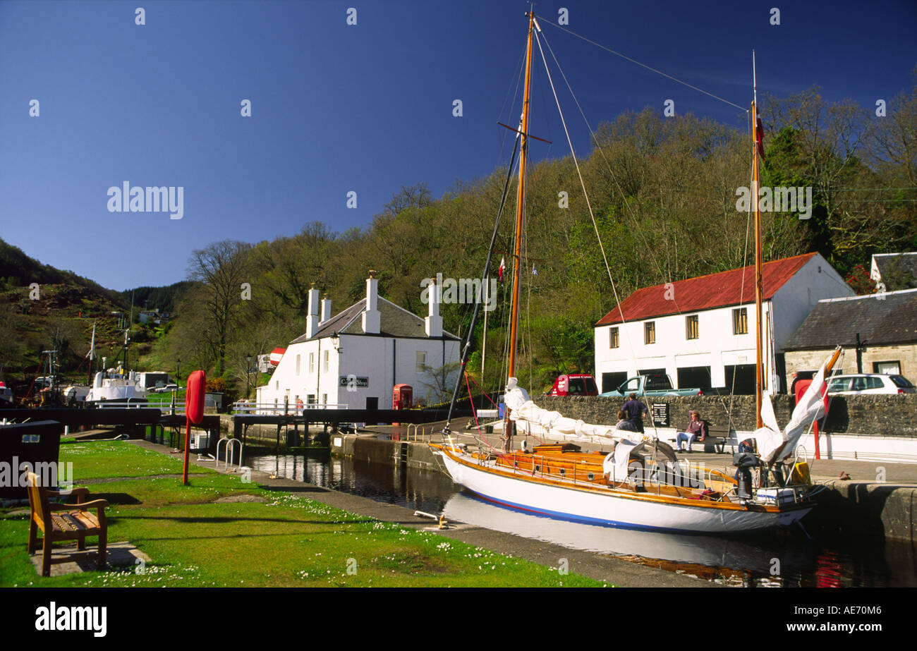 Crinan canal lock ardrishaig hi-res stock photography and images - Alamy