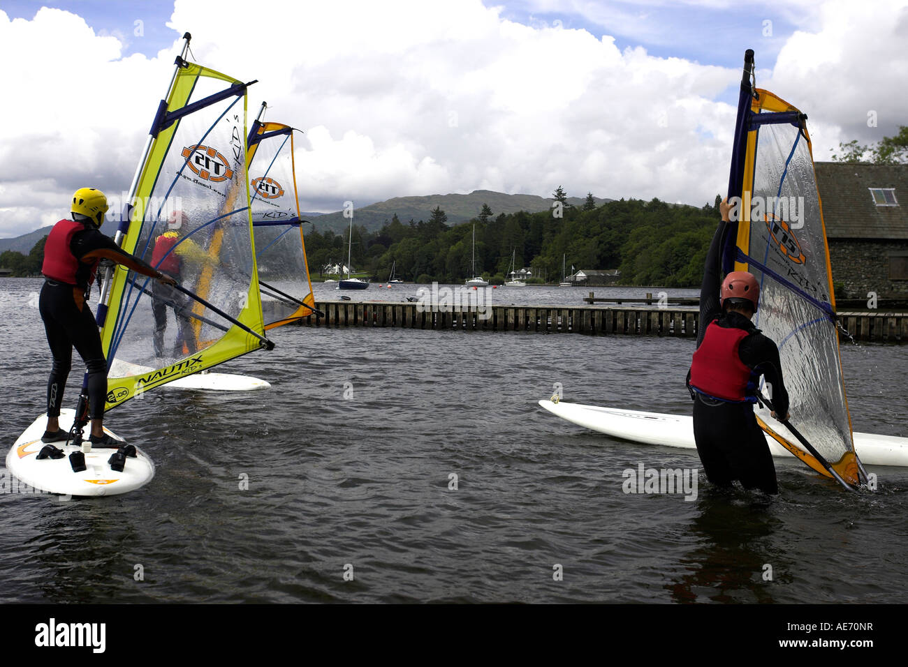 THE LAKE DISTRICT NATIONAL PARK Views Bowness-on-Windermere Cumbria UK ...