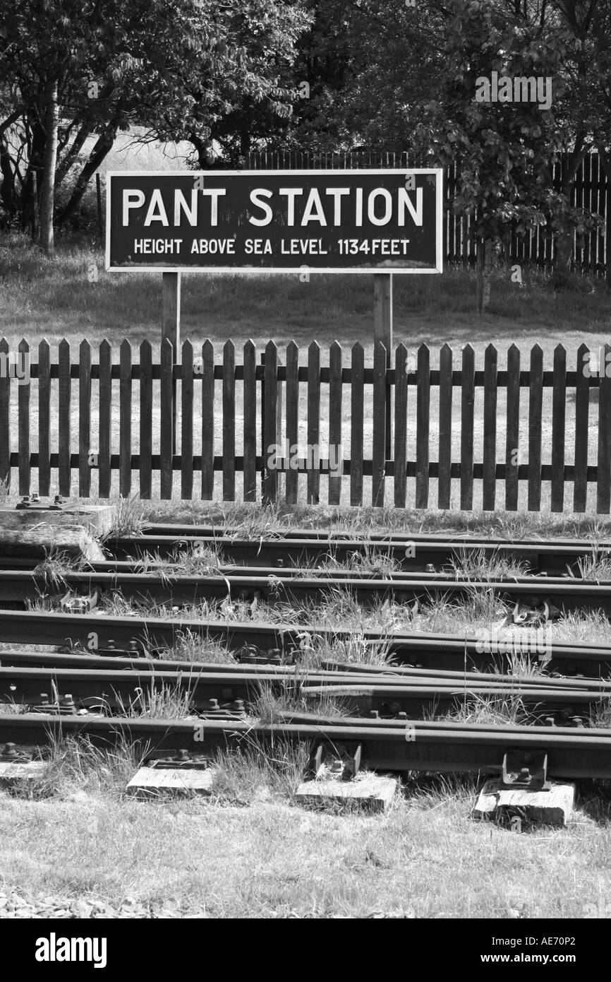 Pant Station Brecon Mountain Railway Wales Stock Photo - Alamy