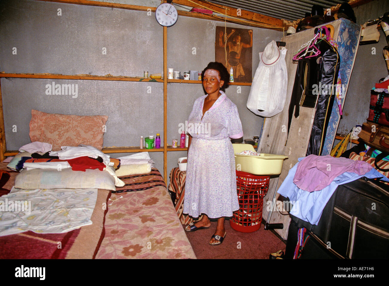 Soweto (Southwest Township) low income house interior' Johannesburg ...