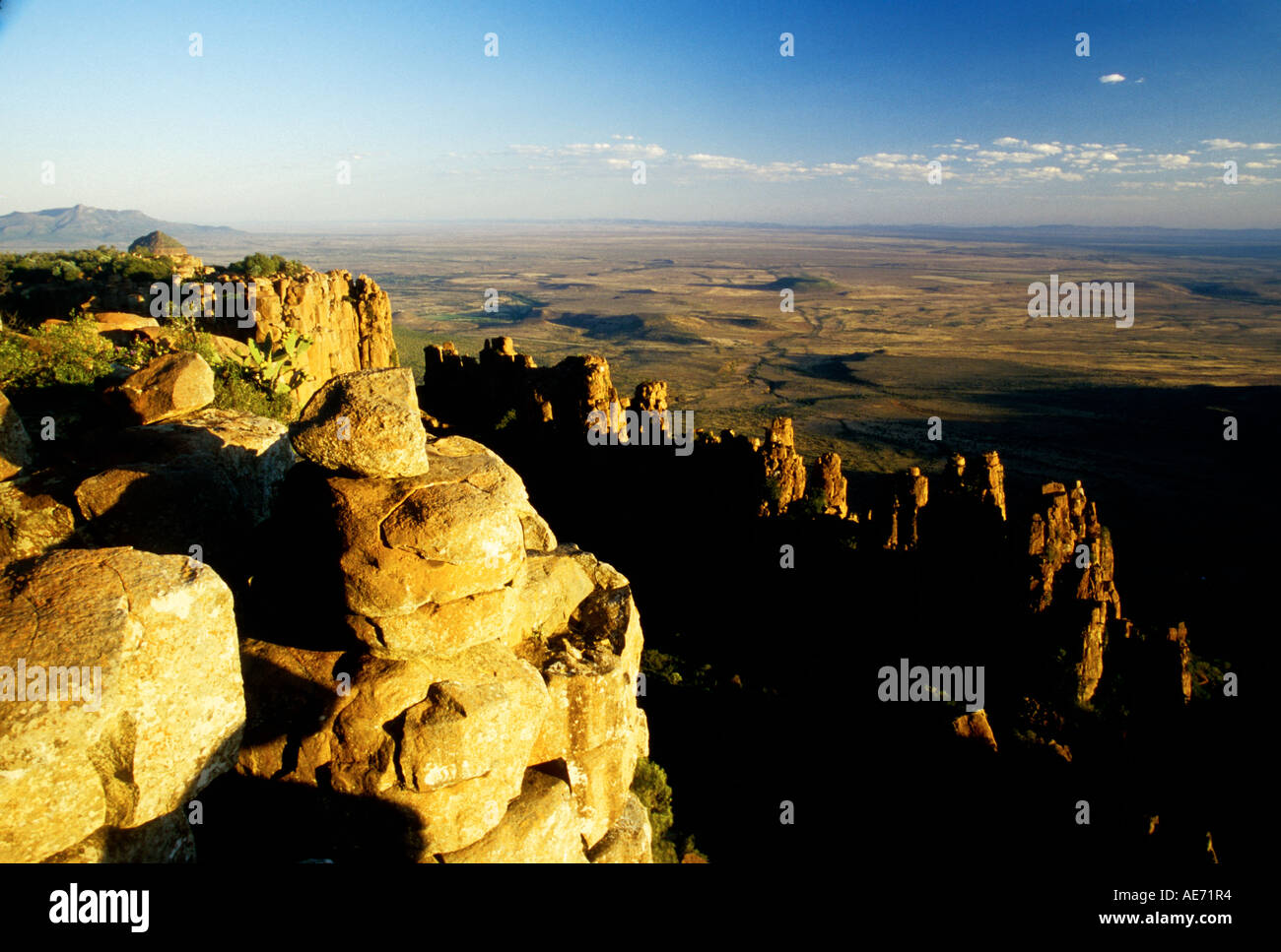 Valley of Desolation in Camdeboo National Park in the Groot Karoo of ...