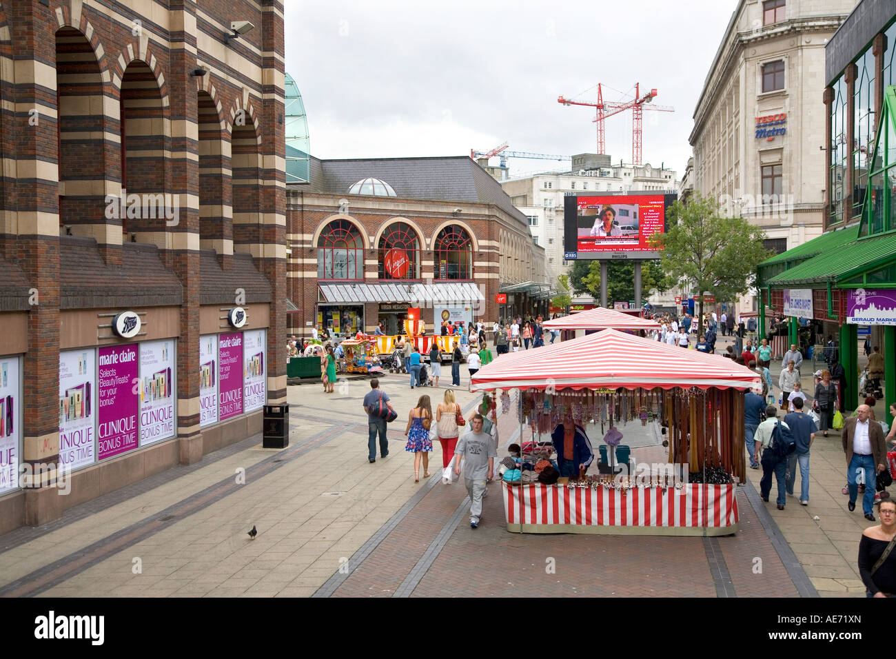 Liverpool city centre Stock Photo - Alamy