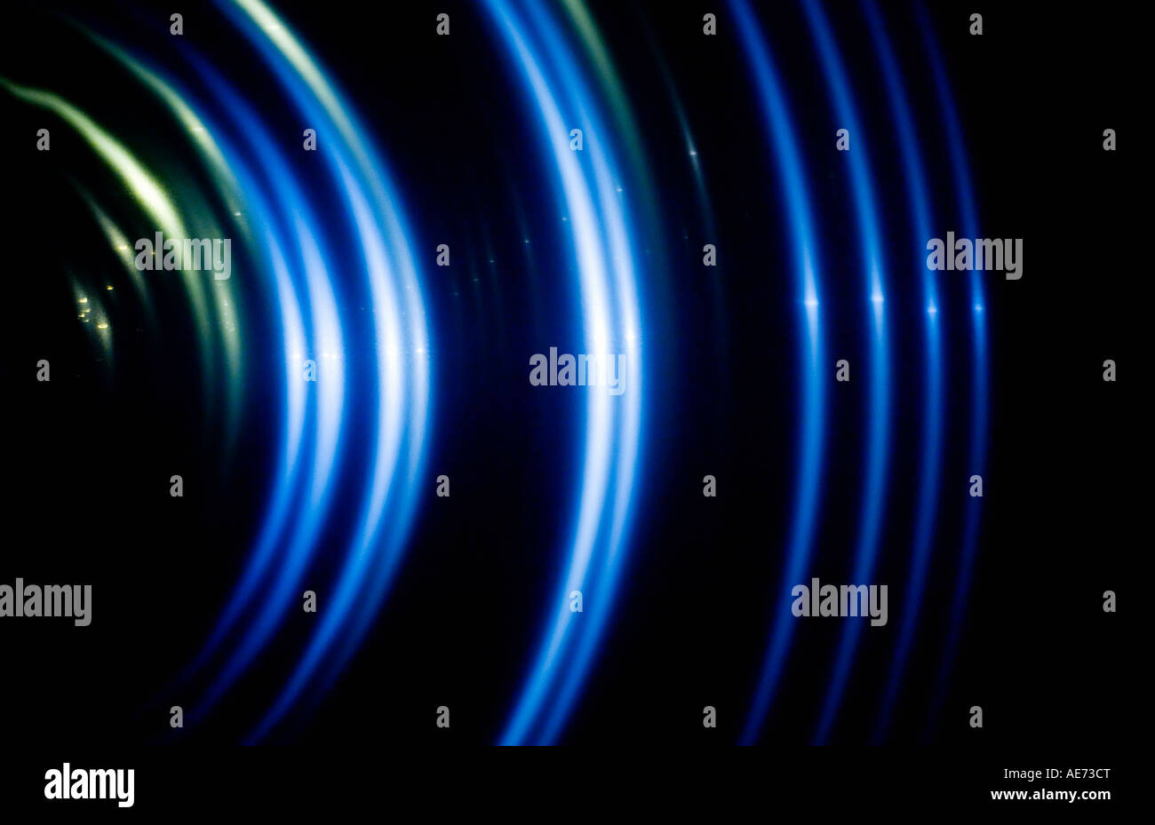 Radiating ripples of light Stock Photo - Alamy