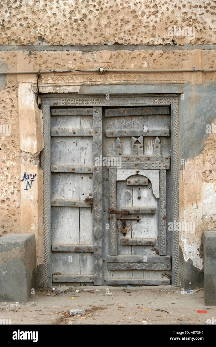 Omani Door Near Sur, Oman Stock Photo - Alamy