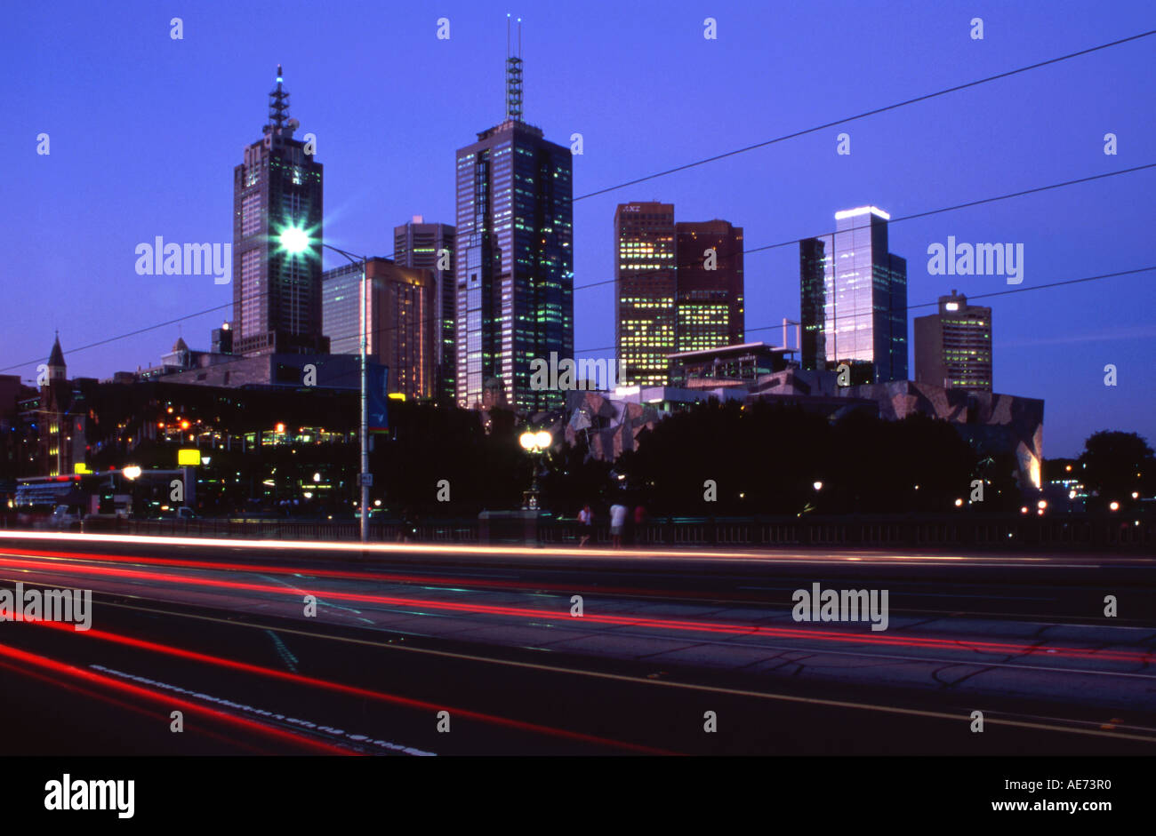 Melbourne city time lapse hi-res stock photography and images - Alamy