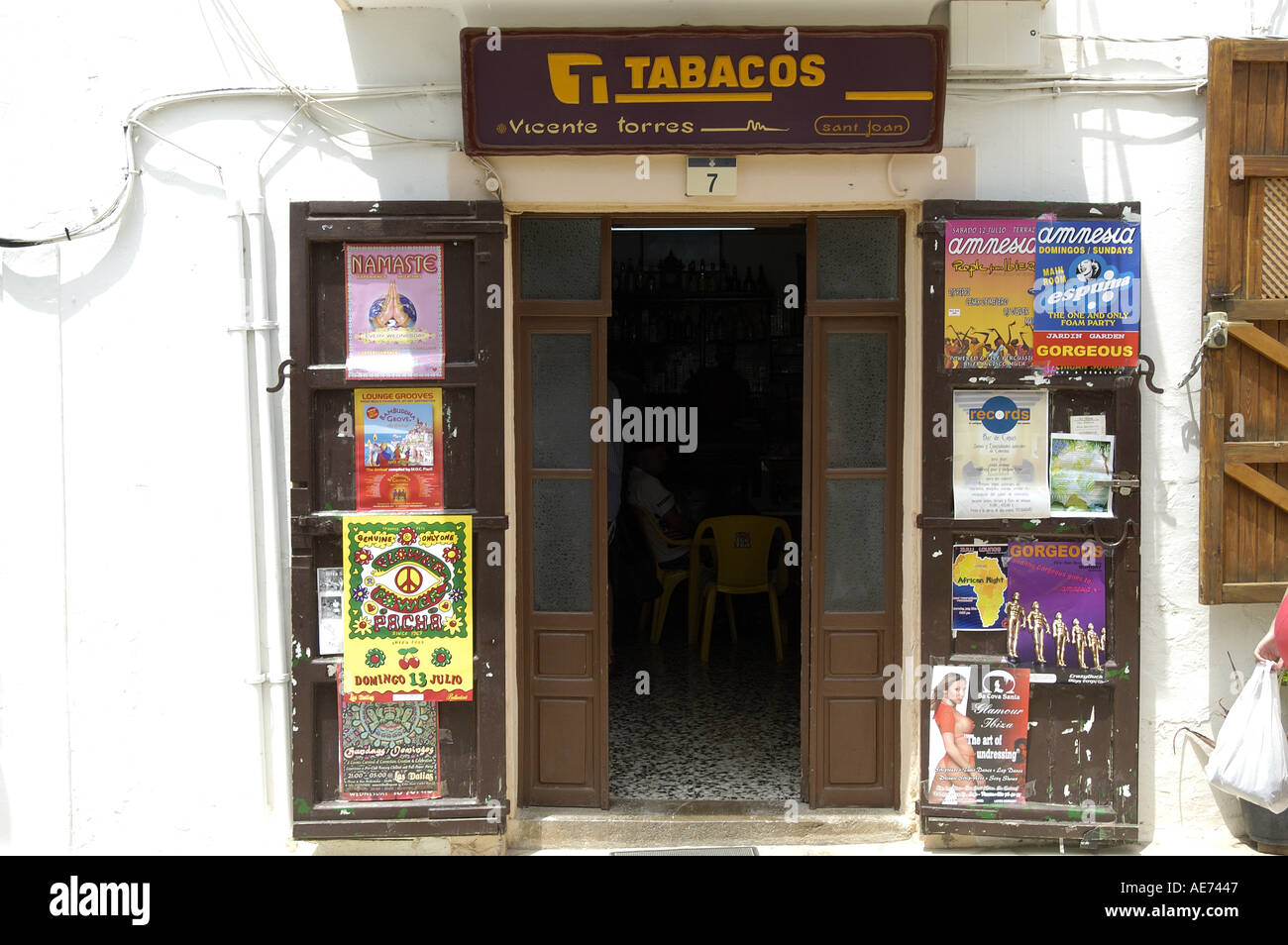 Ibiza Tabacos shop General store Stock Photo - Alamy
