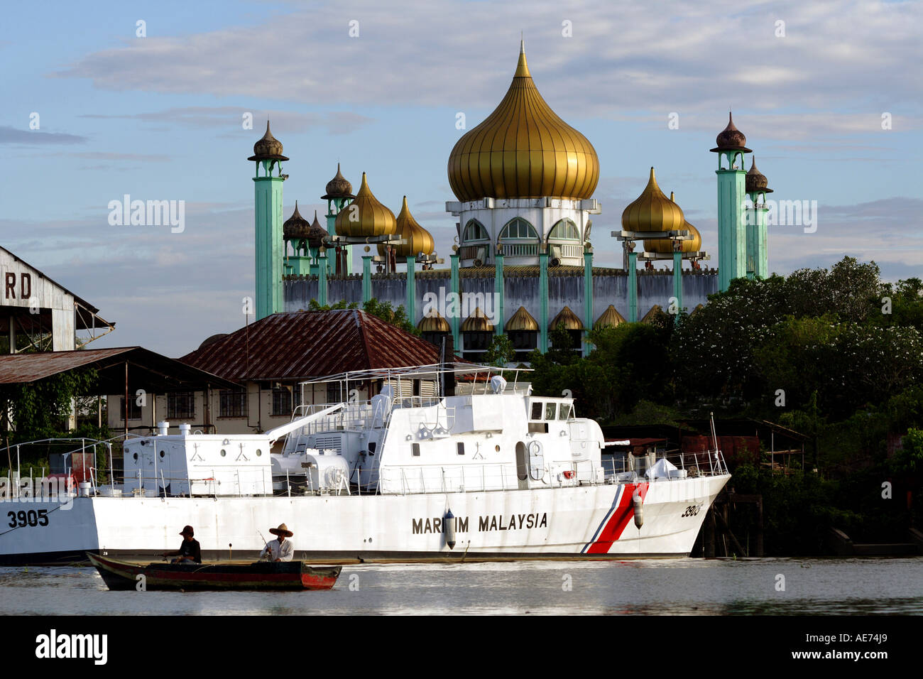 Sarawak State Mosque, the Main Mosque or the Kuching Mosque, Kuching ...