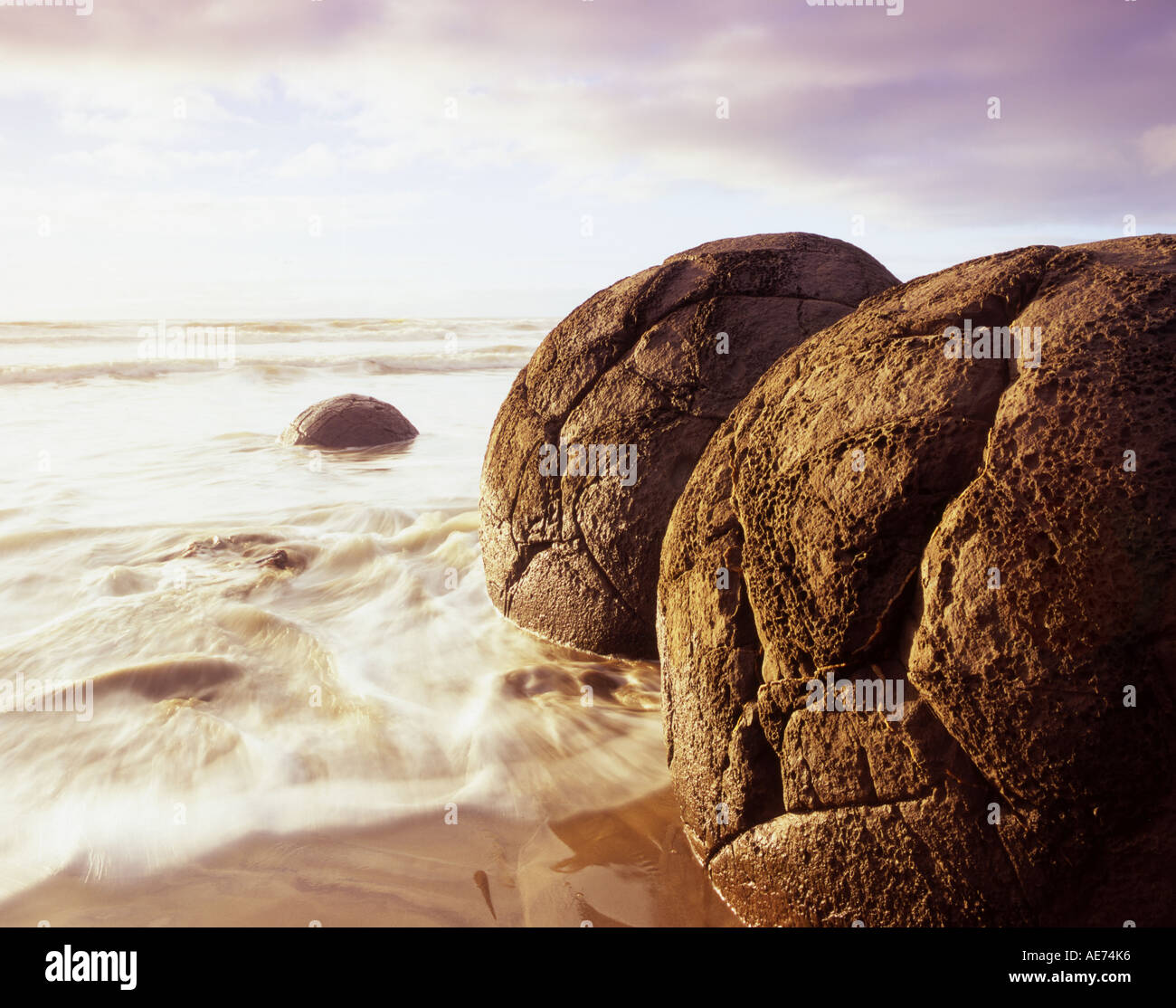 Moeraki Boulders South Island New Zealand Stock Photo - Alamy