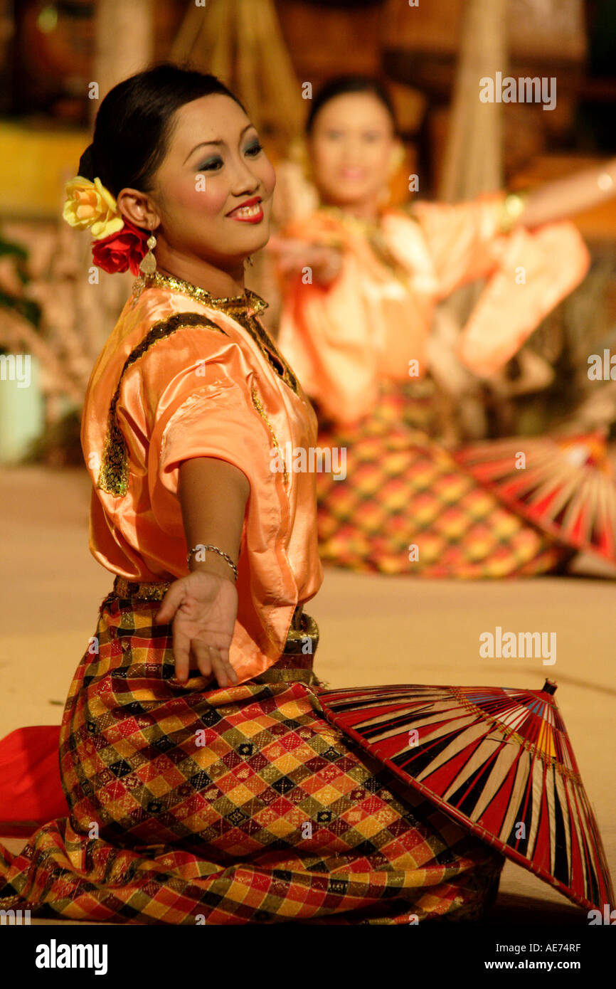 Costumed Performers at the Sarawak Cultural Village Orang Ulu Tribe ...