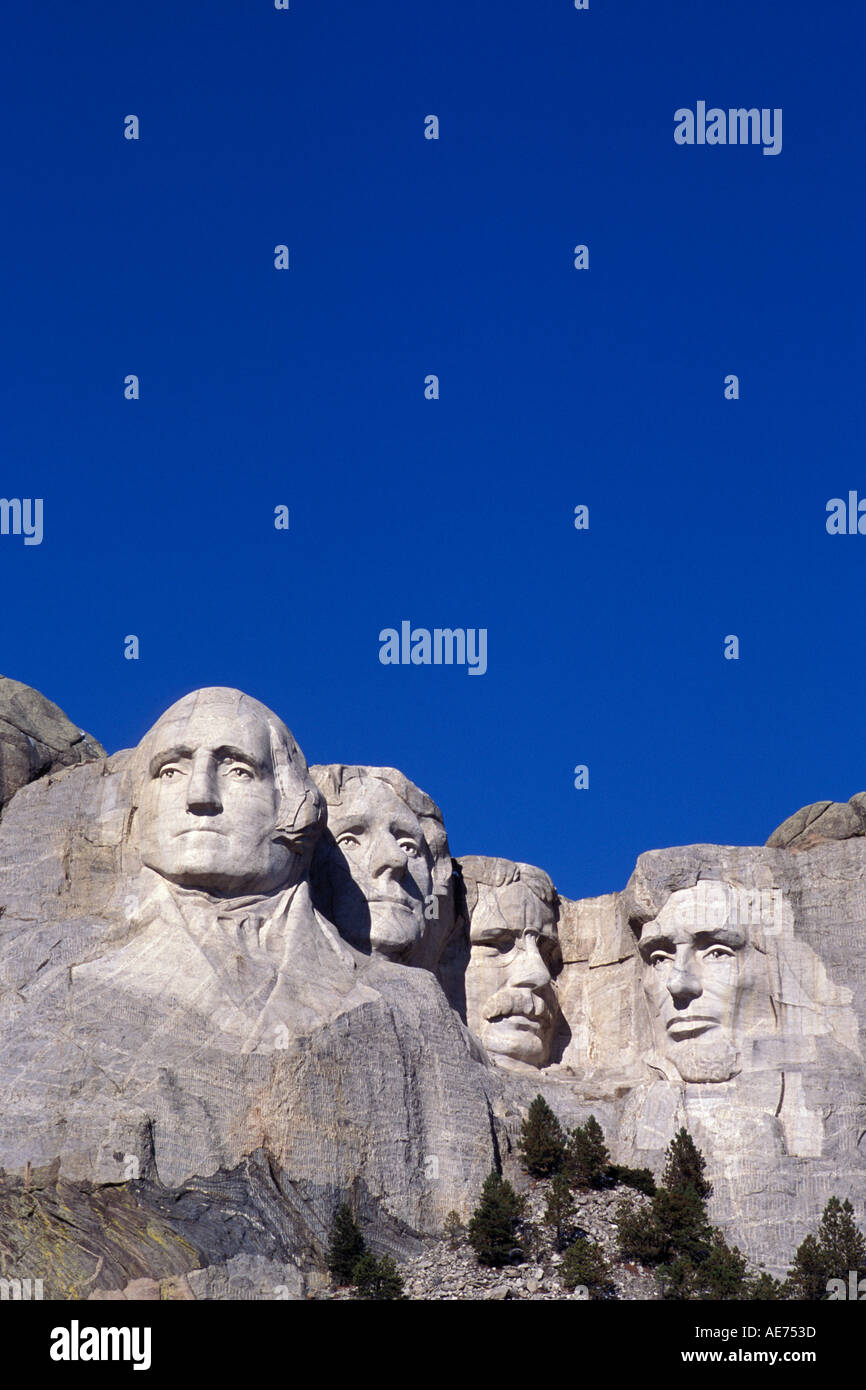 Mount Rushmore National Monument, four U.S. presidents carved in ...