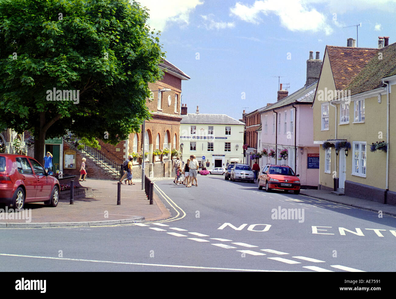 Shire Hall in Market Hill in Woodbridge Suffolk Stock Photo - Alamy
