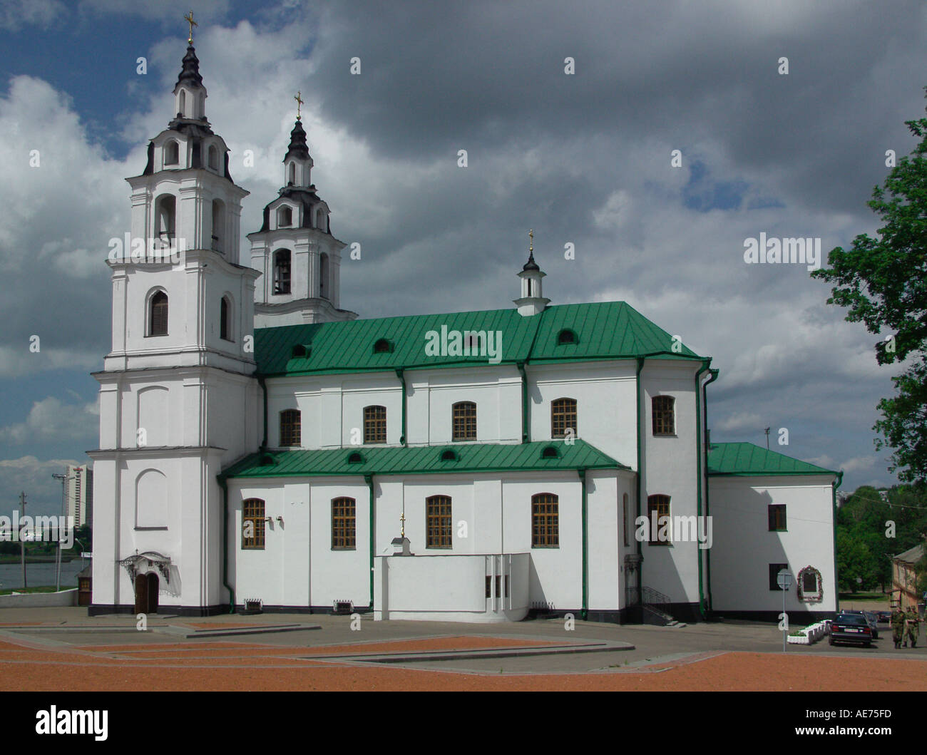 The Holy Spirit Cathedral in Minsk the capital city of Belarus Stock ...