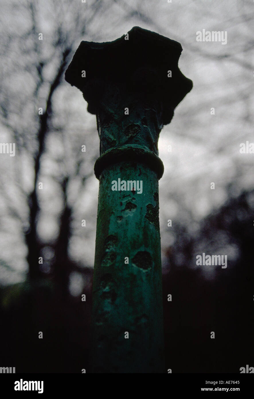 Photo copyright Pete Millson 020 8888 4440 UK Old lamp post Queens ...