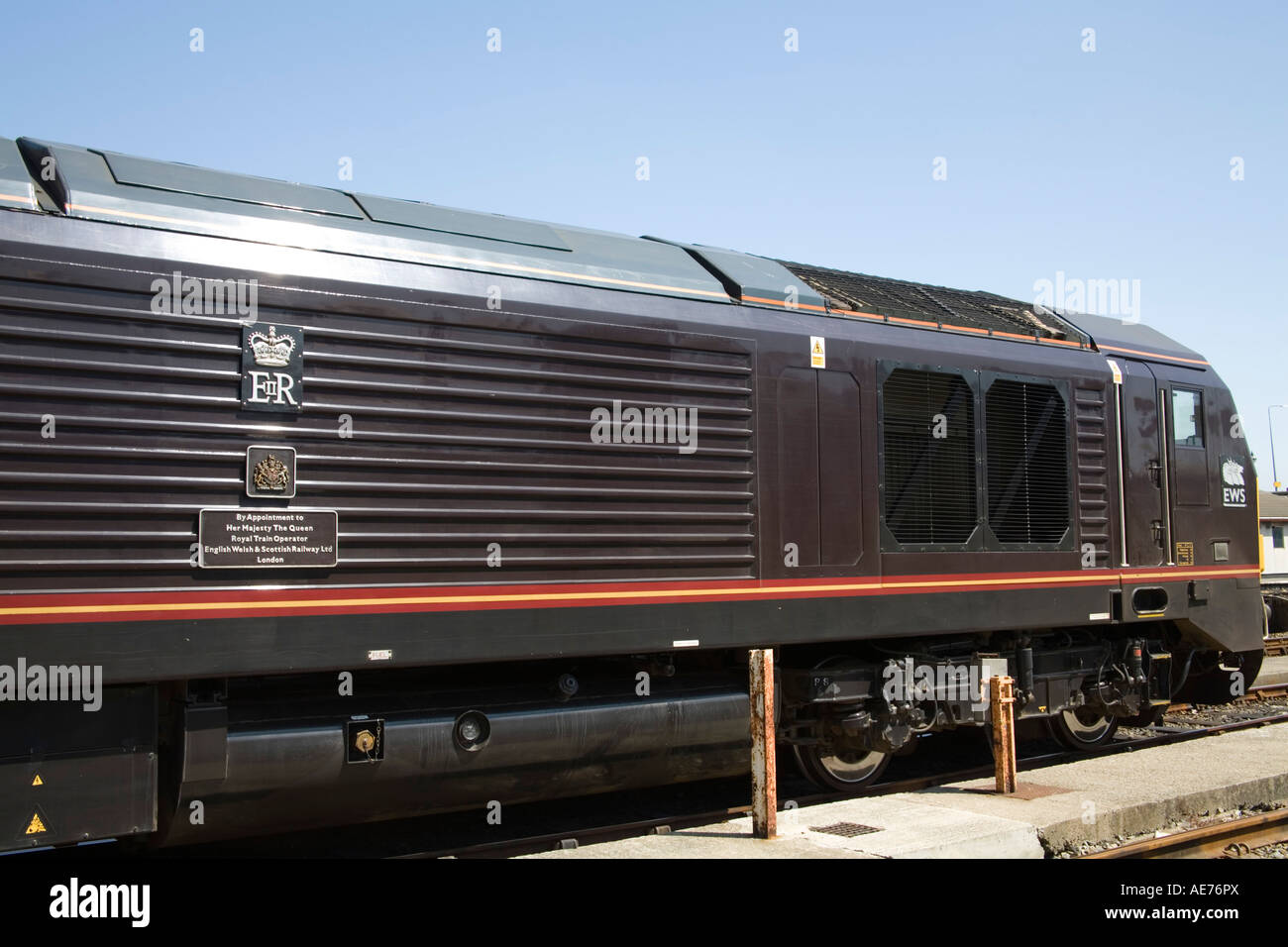 ISLE OF ANGLESEY NORTH WALES July The diesel locomotive that pulls the ...