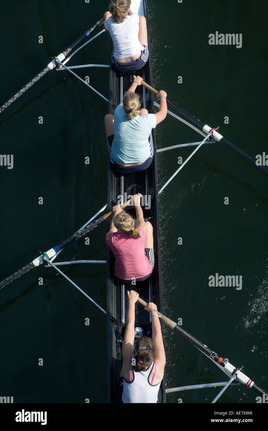 Rowing teamwork exercise coordination hi-res stock photography and ...
