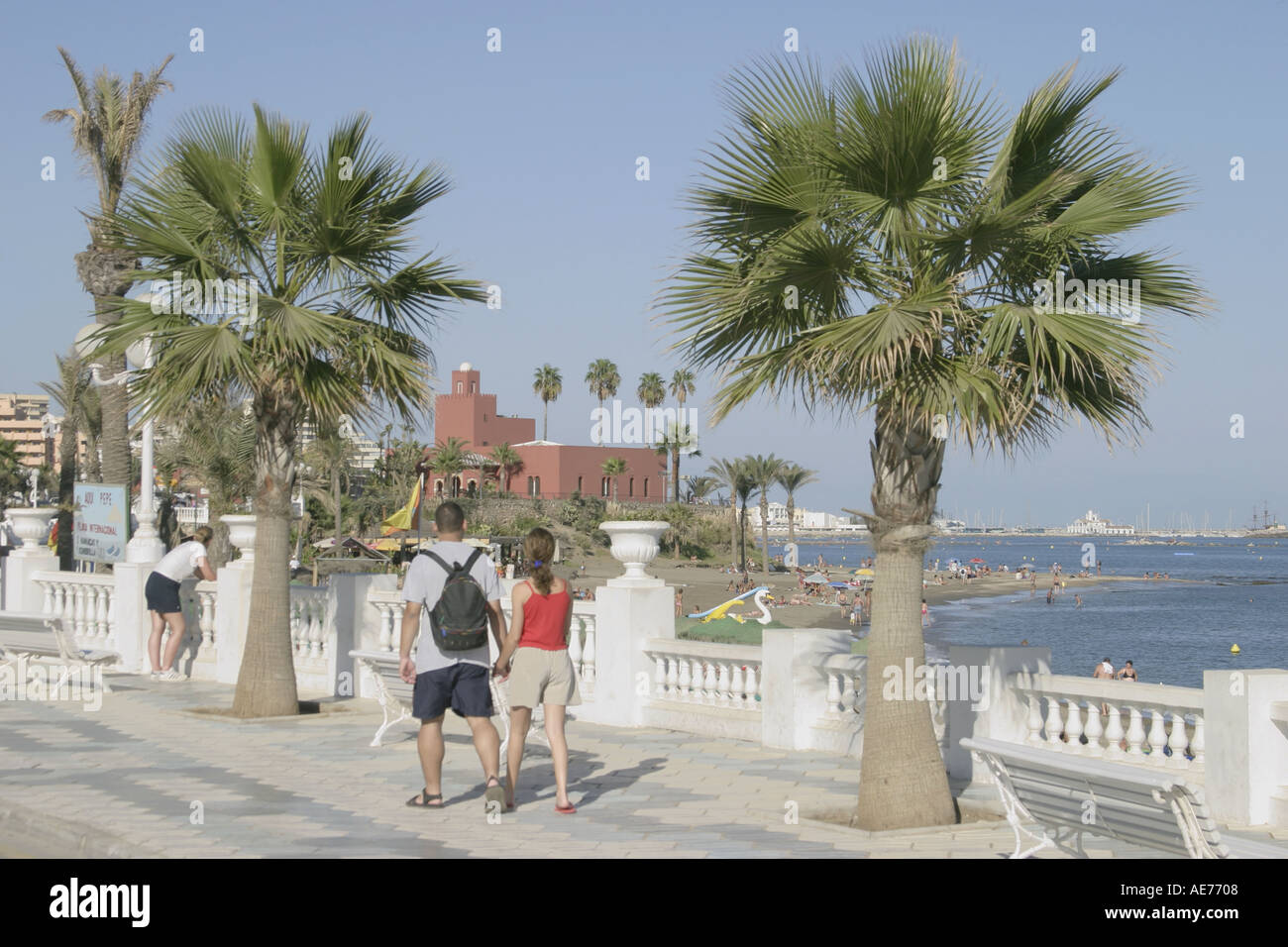 Beach promenade benalmadena costa costa hi-res stock photography and ...