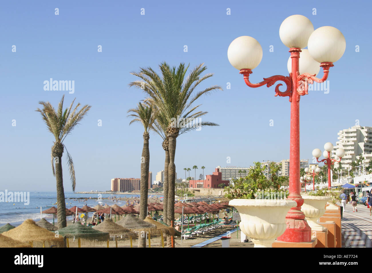 Beach promenade benalmadena costa costa hi-res stock photography and ...