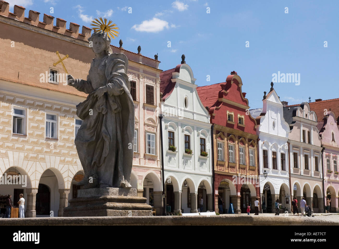Telc, Southern Moravia, Czech Republic Stock Photo - Alamy