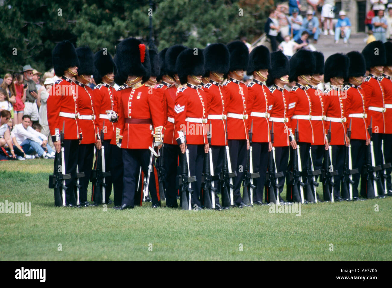changing of the guard at Parliament Hill in Ottawa Canada Stock Photo ...