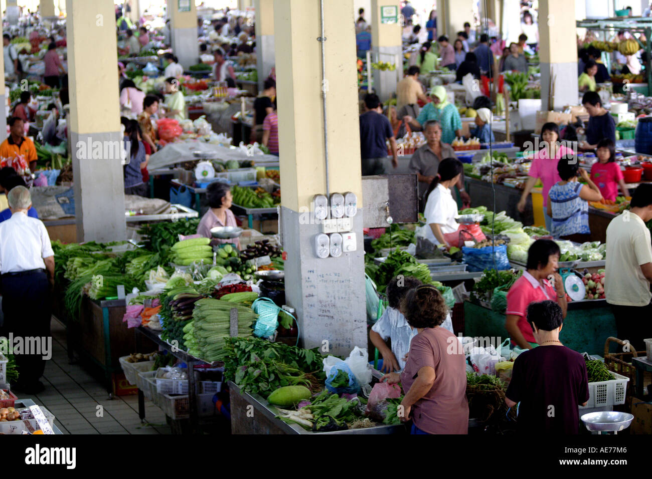 Vendors Selling Fresh Produce and More at the Big Sibu Lembangan or ...