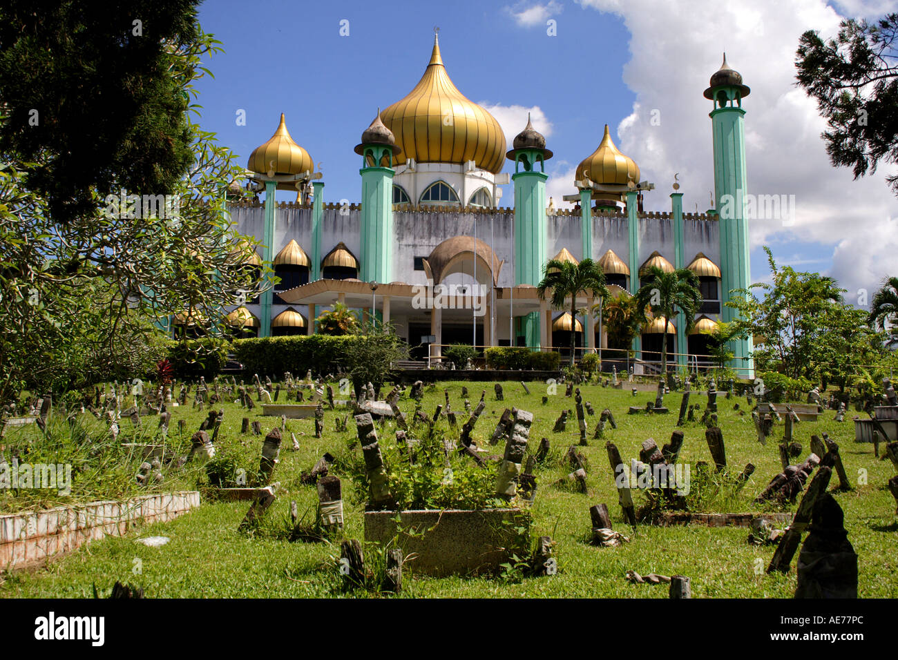 Sarawak State Mosque, the Main Mosque or the Kuching Mosque and Muslim ...