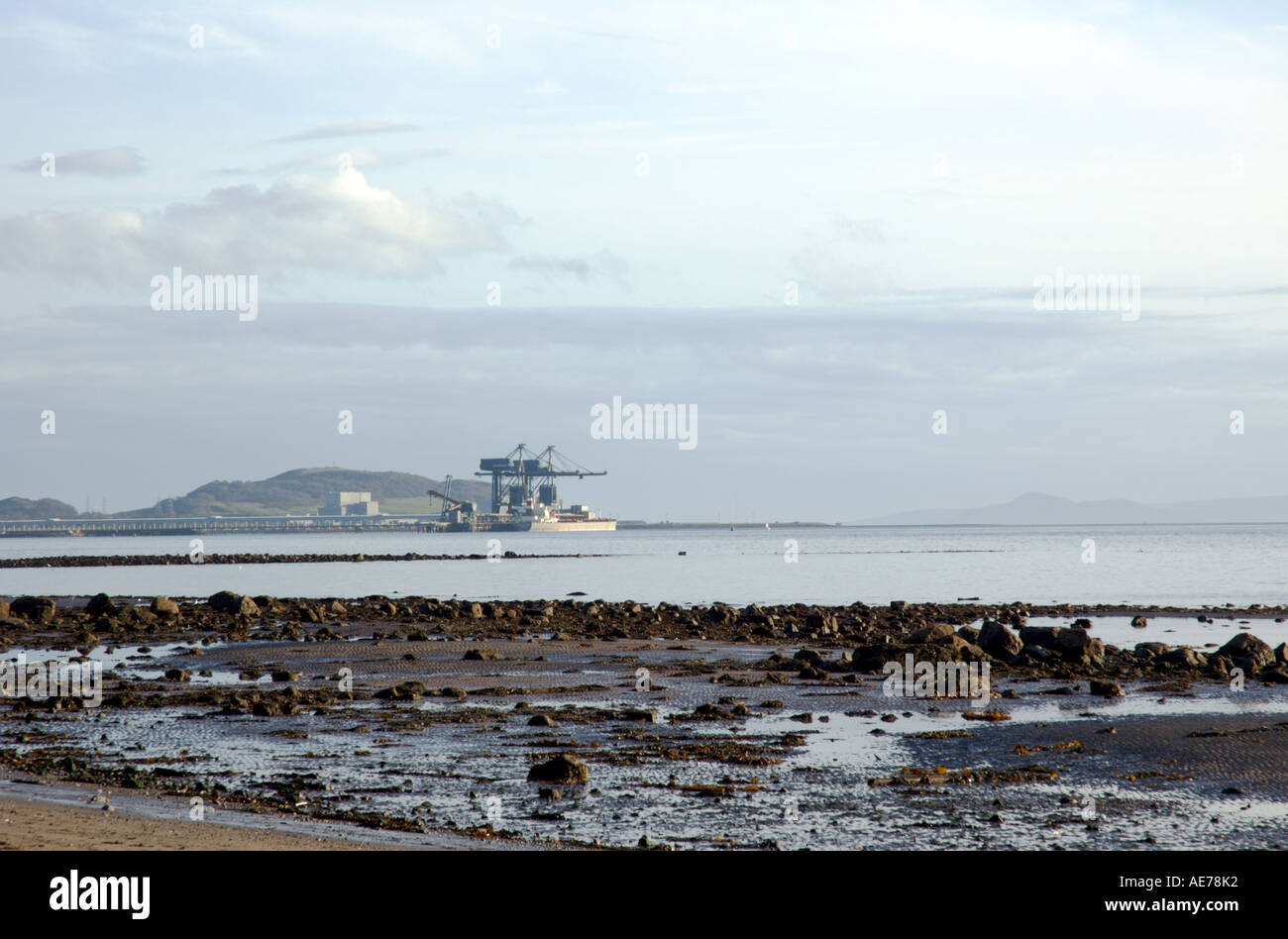 View from Largs beach Stock Photo - Alamy