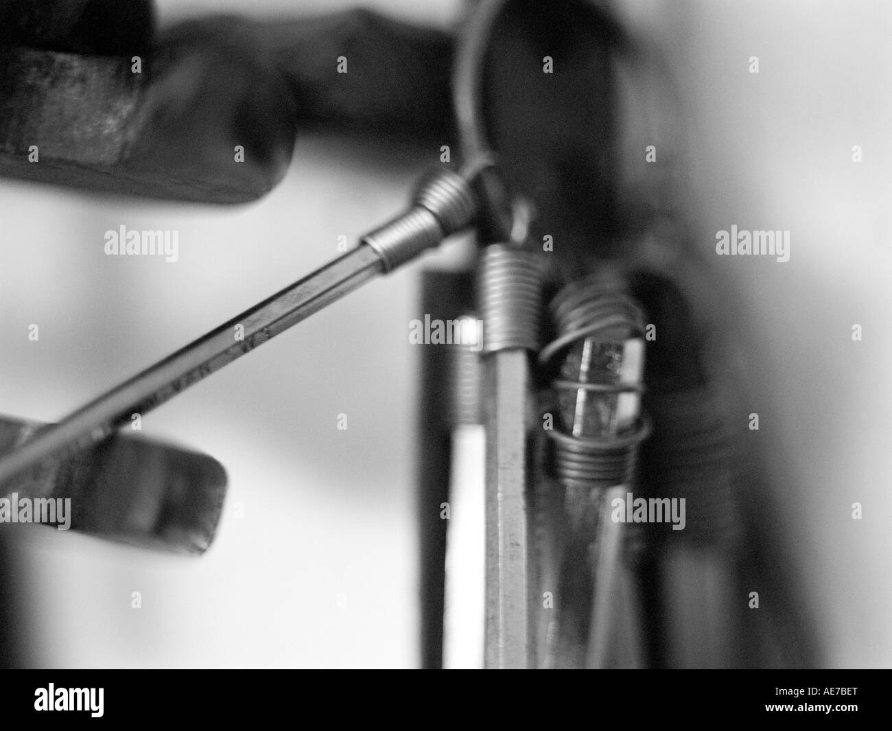 Allen key keys Black and White Stock Photos & Images - Alamy